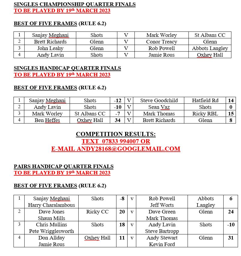Watford & District Billiard & Snooker League